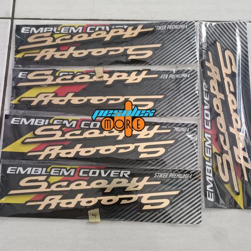 Jual EMBLEM SCOOPY LOGO TIMBUL SCOOPY 3D AKRILIK - gold - Kota Sukabumi ...