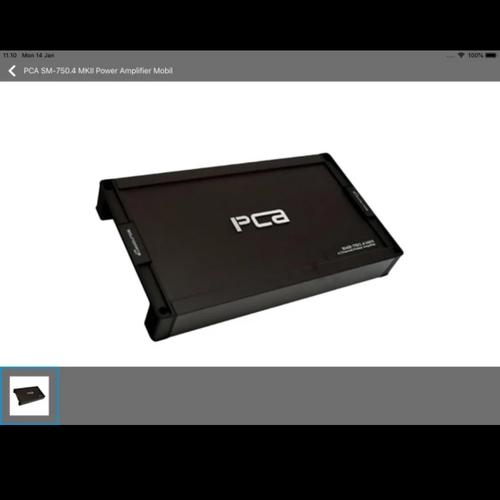 Jual power PCA sm2-750.4 MKII power amplifier mobil pca sm 750 - Kota ...