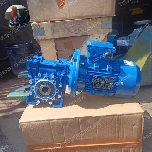 Jual Helical Gear Motor Motovario NMRV-P 090 Rasio 1:60 Motor 1,1kw ...