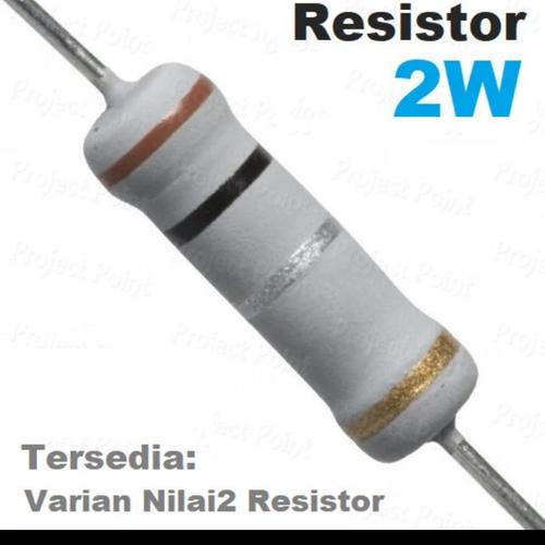 Jual Resistor 2W 5% 1R 1.2R 1.5R 1.8R 2R 2.2R 2.7R 3.3R 3.9R 4.7R Ohm ...