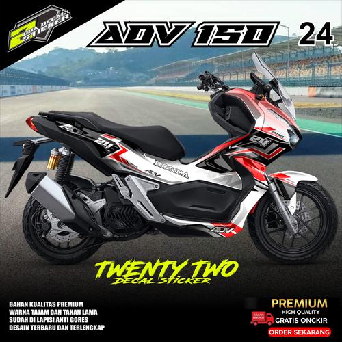 Jual Decal Sticker Full body Motor Honda ADV 150 kode 24 gun decal ...
