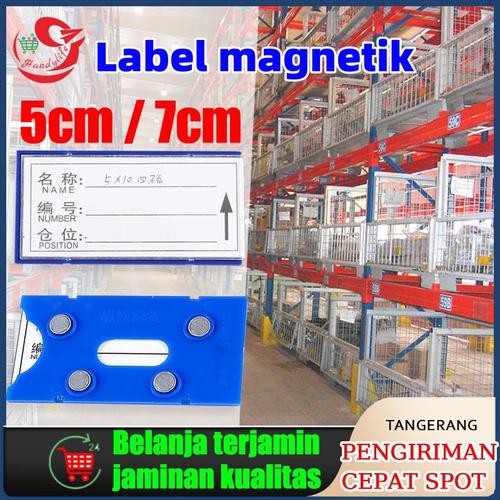 Jual Label Harga Type Magnetik/Tempat Harga Rak Minimarket/Price Tag ...