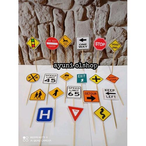 Jual topper rambu lalu lintas - Kota Surabaya - rumah topper | Tokopedia
