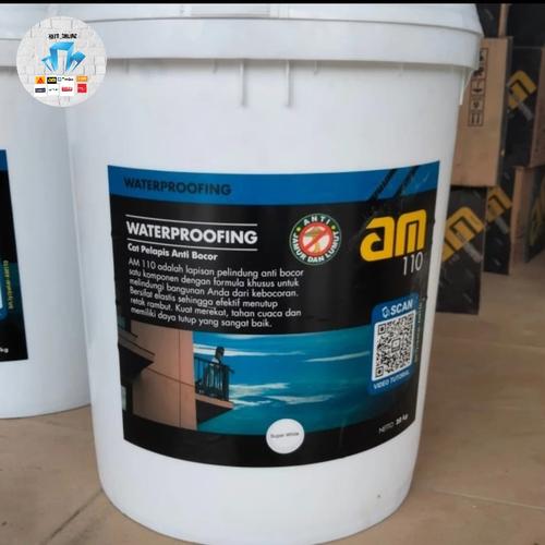 Jual AM 110 Cat Waterproofing Pelapis Anti Bocor 20kg (Stone Black ...