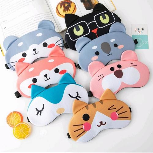 Jual Penutup Mata Tidur Gel Karakter Animal Sleep Mask Eye - Harimau ...