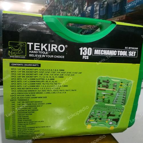 Jual TEKIRO MECHANIC TOOL 130 PCS / TEKIRO TOOL KIT TOOLSSET ORIGINAL - Kota Semarang - Laris ...