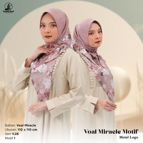 Jual hijab segi 4 motif UMAMA SCARF METAL LOGO PREMIUM laser cut ...