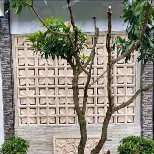 Jual Roster/beton/minimalis/motif/daun/bunga/warna/varian/putih/abu ...