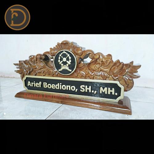 Jual papan nama meja hakim - Kab. Jepara - Dinara Furniture | Tokopedia