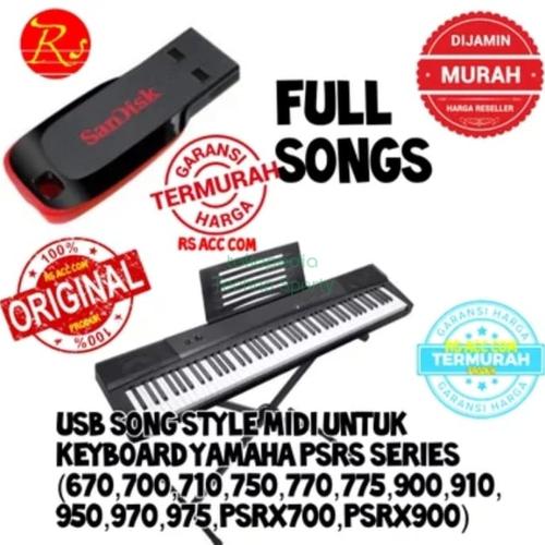 Jual USB Song Style KEYBOARD YAMAHA PSR Jenis Keyboard YAMAHA Harga ...