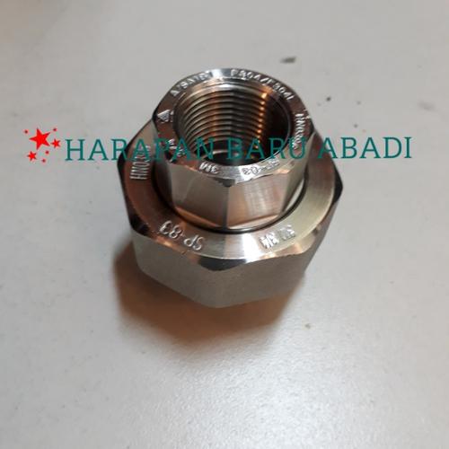 Jual Watermur SS316 Class 3000 Drat 1/2" inch / Union SS316 #3000 ...