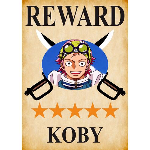 Jual Wanted Poster Bounty Marine From Cross Guild Anime Manga One Piece ...