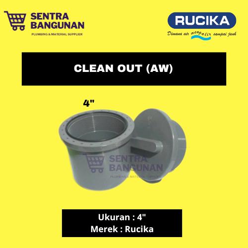 Jual CLEAN OUT AW RUCIKA 4 INCH / TUTUP DRAINASE AW RUCIKA / CO AW 4 ...