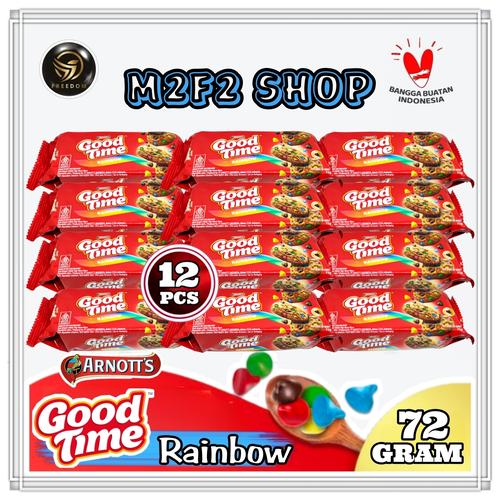 Jual Good Time Rainbow Cookies | Kukis Cokelat Warna Warni - 72 gr (12 ...