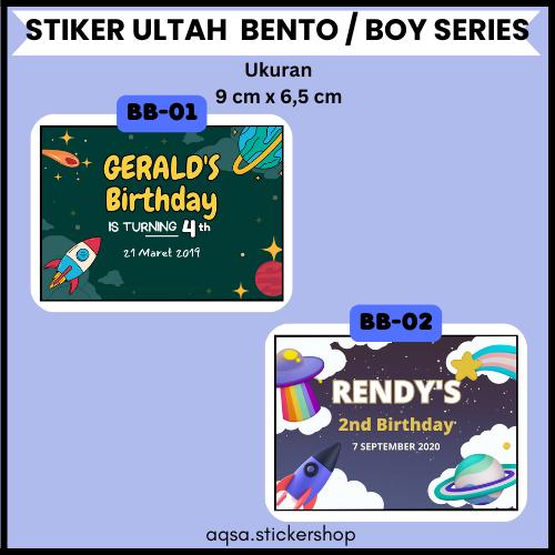 Jual Stiker Bento Ultah Anak Custom/ BOY SERIES - Kab. Bekasi ...