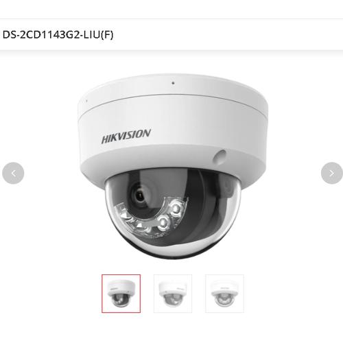 Jual Hikvision DS-2CD1143G2-LIU 4MP Smart Hybrid Light Fixed Dome IP ...
