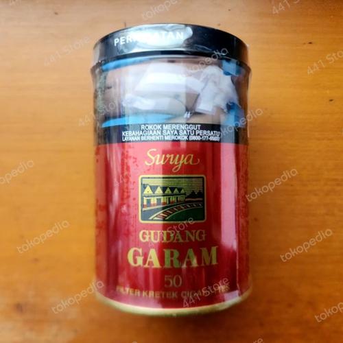 Jual Rokok Gudang Garam Surya Merah Kaleng 50 Batang - Kota Bandung ...