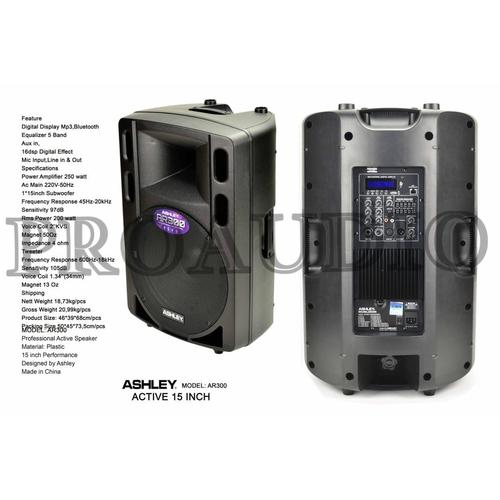 Jual Speaker Aktif 15 Inch Ashley AR 300 AR300 1 Set / 2 Unit Original - Kota Medan - Proaudio ...