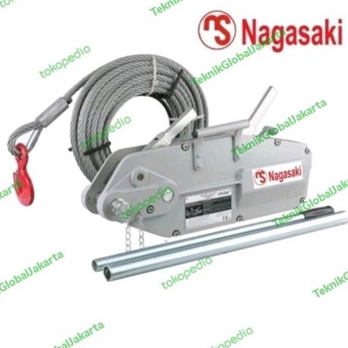Jual NAGASAKI Wire Rope Pulling Hoist Japan 5.4 Ton (5400 Kg) x 20 ...