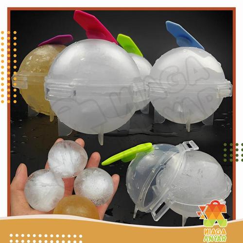 Jual NA Cetakan Es Batu Model Bulat Jumbo 5cm / Tempat Cetak Puding ...