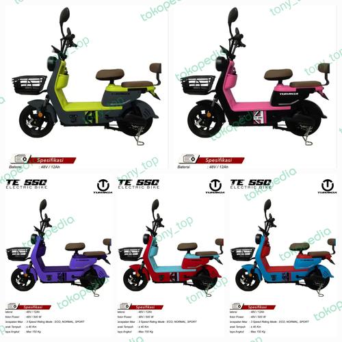 Jual Sepeda Listrik Pasific Exotic Turanza Lampu TE550 TE 550 Baterai ...