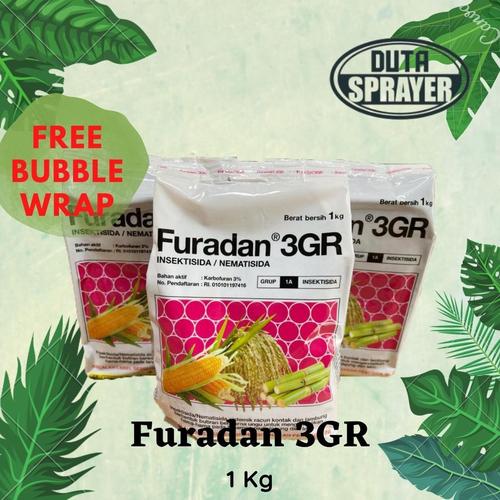 Jual Furadan 3GR 1kg Insektisida Nematisida 1 kg Puradan Hama Kemasan ...