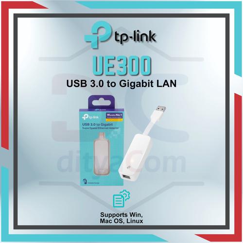 Jual TP-LINK UE300 USB 3.0 TO RJ45 GIGABIT ETHERNET ADAPTER - Jakarta Timur - Dityacom | Tokopedia