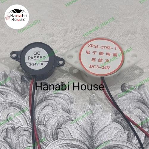Jual Buzzer Speaker Aktif Alarm Buzer Continuous Terusan SFM-27 3v -24v ...