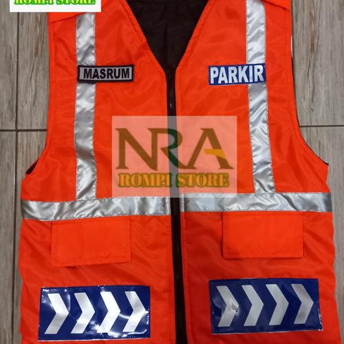 Jual Rompi Parkir - ORANGE - Free NAMA DADA - Kab. Bandung Barat - NRA ...