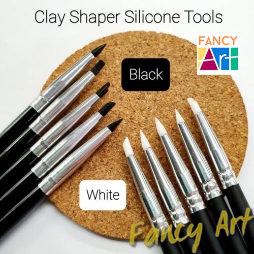 Jual Clay Shaper Silicone Tools set 5 Alat Polymer Ceramic Brush ...