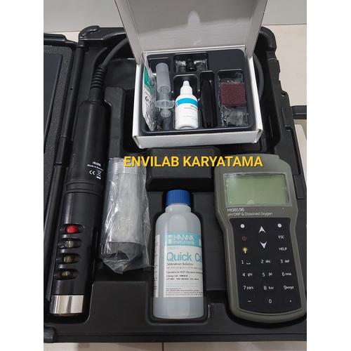 Jual HANNA HI 98196 Multiparameter pH/ORP/DO/Pressure/Temperature Meter ...