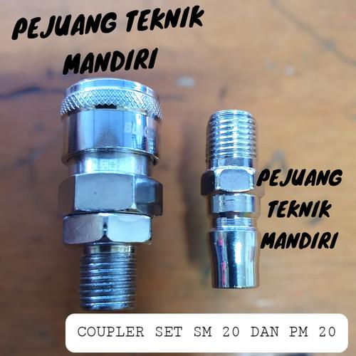 Jual COUPLER KOMPRESOR SM 20 - PM 20 / SAMBUNGAN KOMPRESOR ANGIN SM20 ...