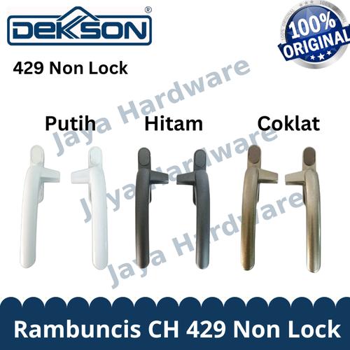 Jual Rambuncis Jendela/Casement Handle Alumunium Dekkson CH 429 Nonlock ...