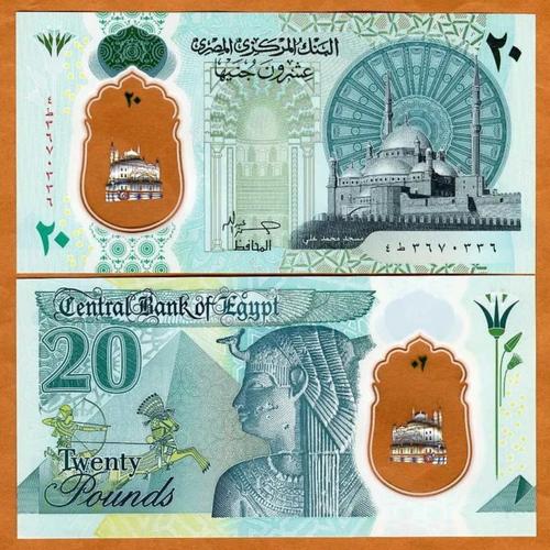 Jual Egypt 20 Pounds 2023 New Polymer Design - Kota Tangerang Selatan ...