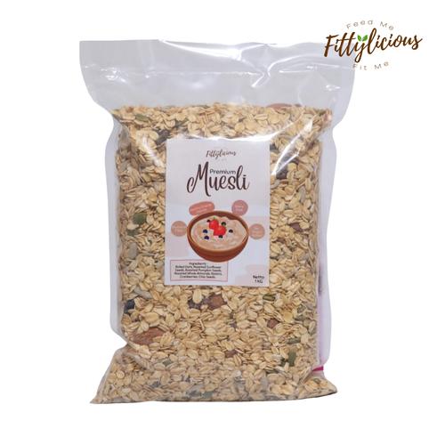 Jual Fittylicious Muesli Dried Fruit Oatmeal 1 Kg / Muesli 1 Kg - Kota ...