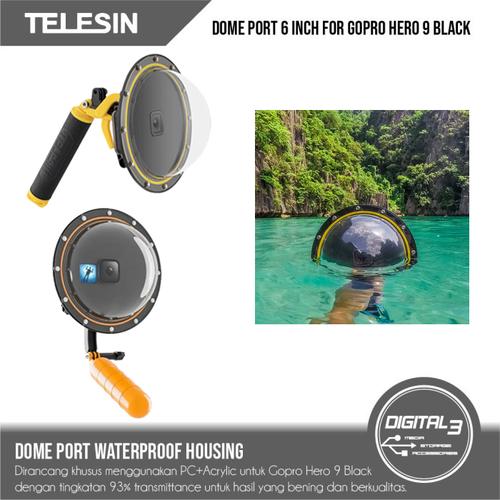 Promo Telesin Dome Port 6 Inch Underwater Photography for GoPro Hero 9 ...