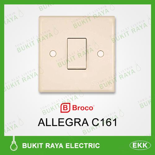 Jual Broco Allegra C161 Saklar Engkel Single Switch - White - Kota Banjarmasin - Bukit Raya ...