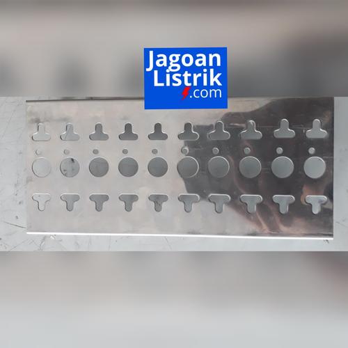 Jual Bracket untuk Dudukan Terminal LSA 10 Way isi 10 Baris Besi Kotak ...