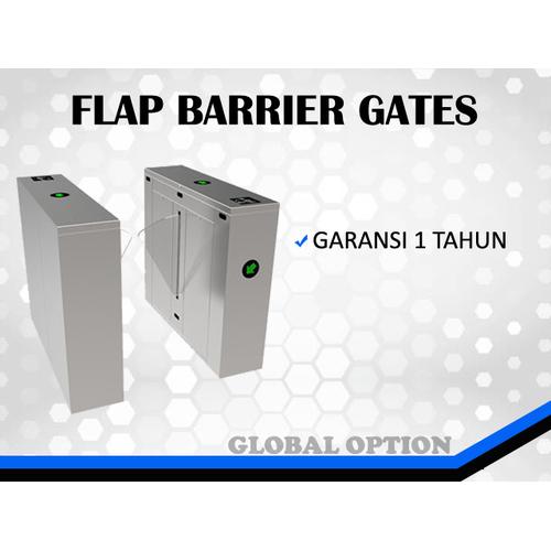 Jual MESIN FLAP BARRIER GATE VERSI WING/PINTU OTOMATIS ANTRIAN MANUSIA ...