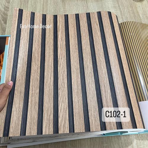 Jual Wallpaper Premium Vinyl Dinding Motif Kayu Silver Abu Coklat ...