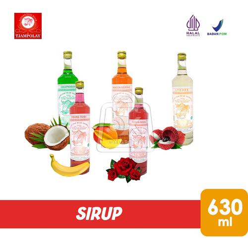 Jual Sirup Tjampolay Aneka Buah Syrup (Botol Kaca 630ml) - Cocopandan ...