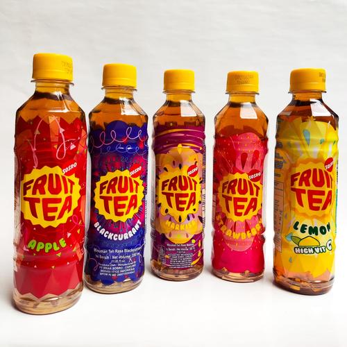 Jual Fruit Tea Botol Kecil PET 350ml Aneka Rasa - minuman murah satuan ...