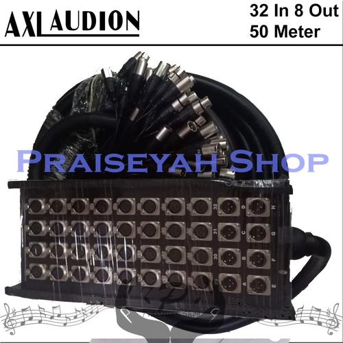 Jual Snake Cable 32 Input 8 Output Channel 50 Meter AXL Audion SCS-3285 ...