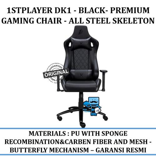 Promo Kursi 1stplayer Dk1 Black - Premium Gaming Chair - All Steel ...