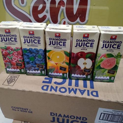 Jual Diamond Juice Drink 200ml-Minuman Jus Buah Kotak-All Varian-UHT ...
