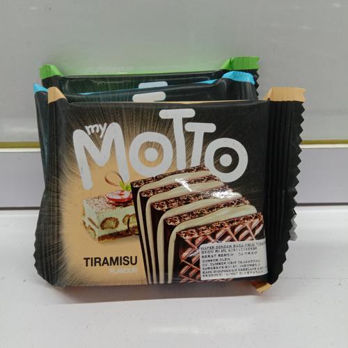 Jual My MOTTO Wafer 34g hazelnut tiramisu dan cocoa - tiramisu ...