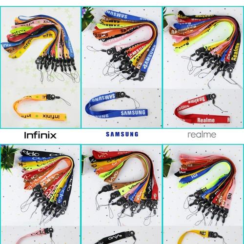 Jual TALI GANTUNGAN HP BRANDED ID CARD KUNCI GANTUNGAN PANJANG ...