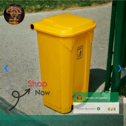 Jual Krisbow Tong Sampah SPBU/Tempat sampah outdoor pedal 100 Ltr ...