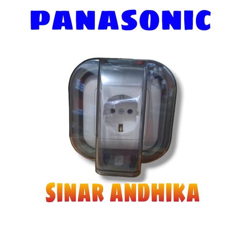 Jual Stop Kontak Single Panasonic Ncp Tanam Weather Proof Wej 1131-7 ...