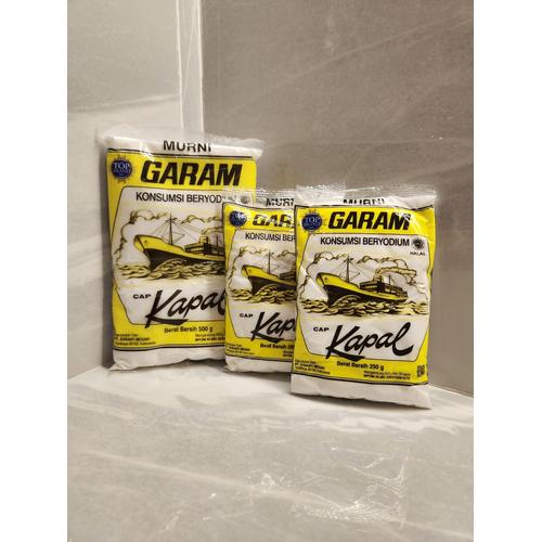 Jual Garam yodium cap kapal 500 Gram/ garam dapur/ garam masak/ bumbu ...